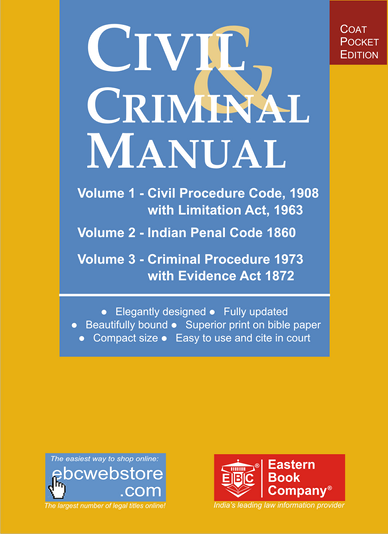 Civil And Criminal Manual (Coat Pocket Edition) - Combo of CPC, CRPC ...
